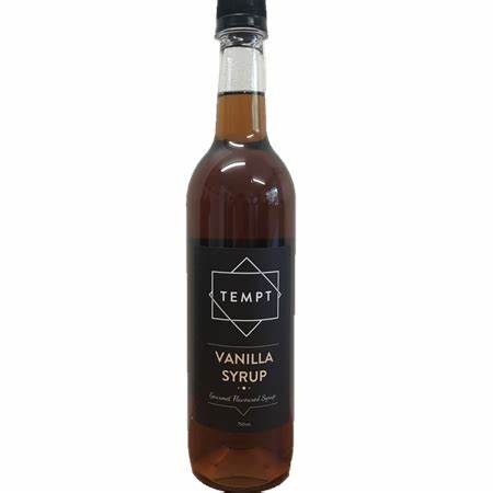 TEMPT Vanilla Syrup 750ml – Sunshine Coast Coffee Machines